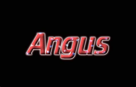 Angus Logo Herramienta De Diseño De Nombres Gratis De Flaming Text