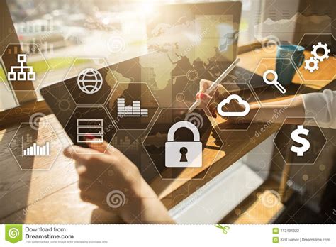 Data Protection Cyber Security Information Safety And Encryption