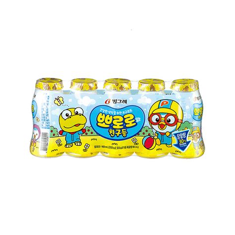 빙그레 뽀로로와 친구들 80ml 5 배민 장보기∙쇼핑