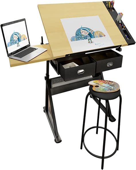 Zayen Drafting Desk Extra Large Wood Drafting Nepal Ubuy