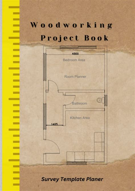 The Woodworking Project Book Is A Logbook Designed For Carpenter