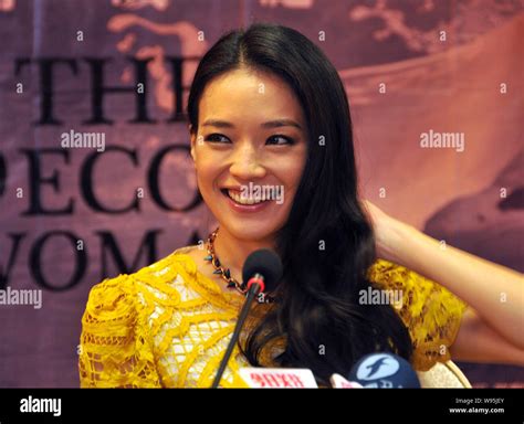 Taiwanese Actress Shu Qi Is Pictured During A Press Conference For The