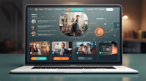 Premium Ai Image A Photo Of An Elearning Platform Interface