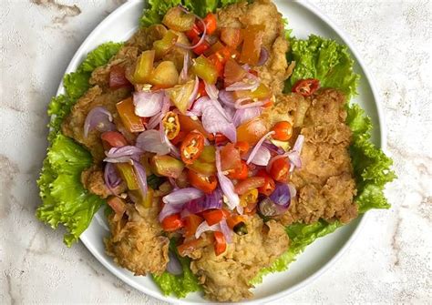 Resep Ayam Crispy Sambal Matah Oleh Rini Dwi Astuti Cookpad