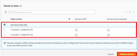 Performing A Failover AWS Elastic Disaster Recovery