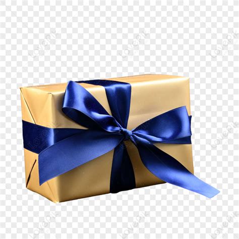 블루 나비 포장 상자박스크리스마스푸른 Png 일러스트 무료 다운로드 Lovepik