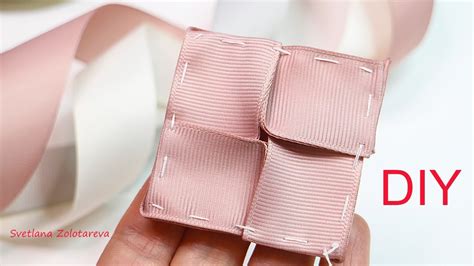 Очень Простой СПОСОБ Сделать Красивую Розочку Из Ленты Youtube