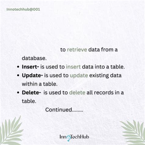Data Manipulation Languagedml Dml Commands Dbms Database Dmlcommands Youtube