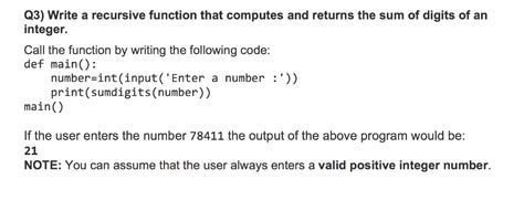 Solved Q1 Write A Recursive Function Mylensomelist That