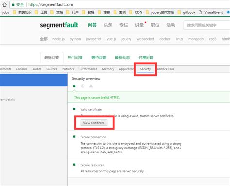 Javascript 如何从浏览器导出证书 洞香春 Segmentfault 思否