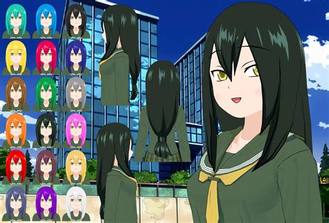 Tsuyu Asui Hair Pack By Daiger1975 On Deviantart