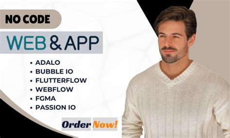 build a no code mobile app on bubble io adalo flutterflow xano appgyver