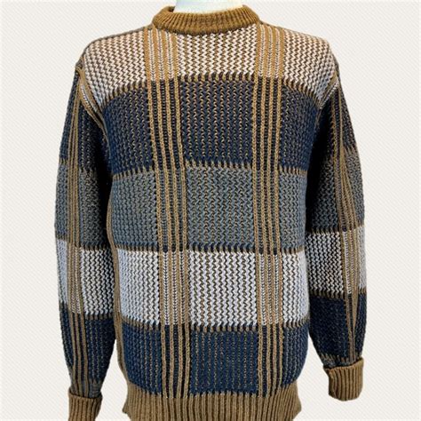 St Johns Bay Sweaters Vintage Earthy Old School Wool Knit Sweater
