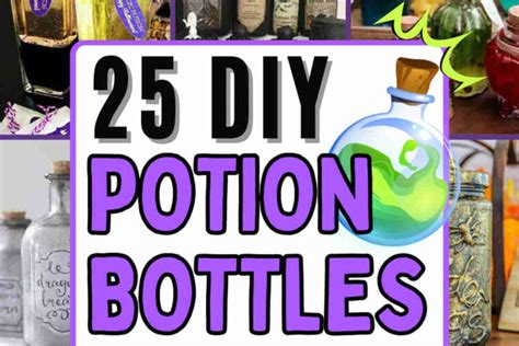 Enchanting DIY Potion Bottle Ideas For Magical Decor