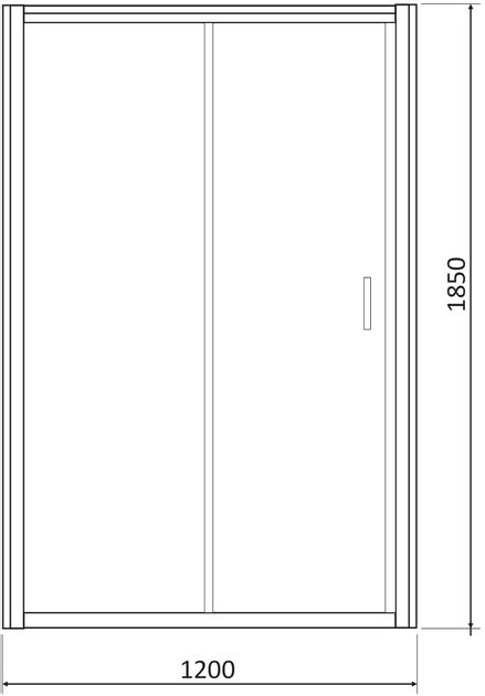 Душевая дверь RJ 120 см 120RZ080 – фото, отзывы, характеристики в ...