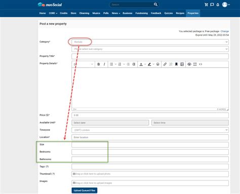How To Customize Fields For Property Category MooSocial