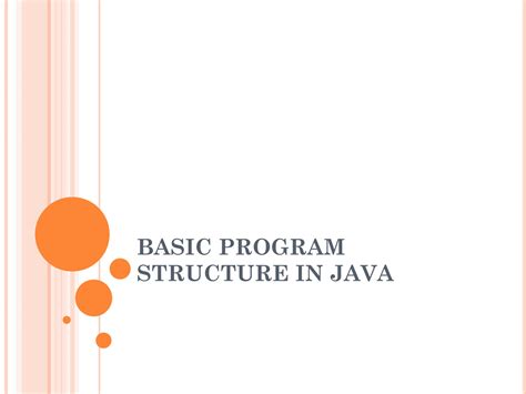 Solution Basic Program Structure In Java Studypool