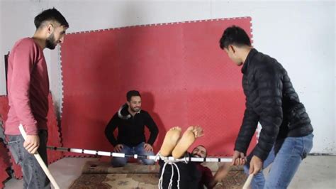 Male Feet Four Man Falaka