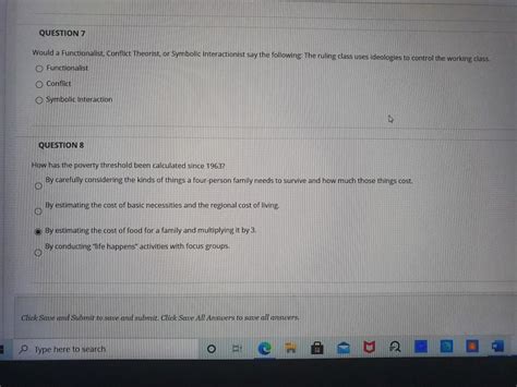 Question 5 Would A Functionalist Conflict Theorist