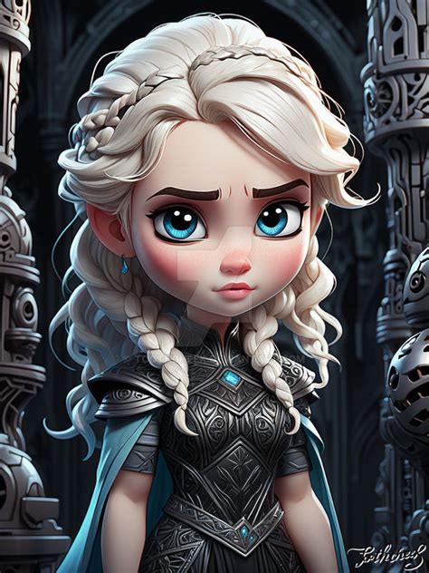 Clash Of The Princesses Elsa Portrait By Toothcheek On Deviantart