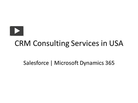 ppt crm solutions crm consulting services crm solutions usa 1