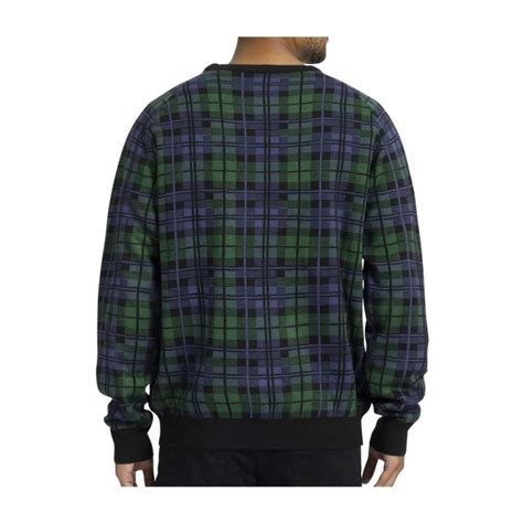 Eevee Green Black Plaid Knit Sweater Adult Pokémon Center Canada Official Site