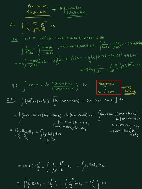 Indefinite Integration 10 Pdf Indefinite Integration 10 Pdf