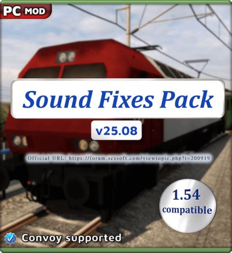 Sound Fixes Pack V2508 For 154 Open Beta Only Ets2 Mods