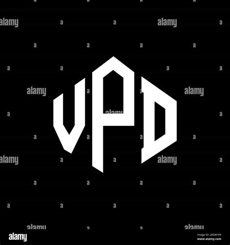 Vpd Letter Logo Design With Polygon Shape Vpd Polygon And Cube Shape Logo Design Vpd Hexagon