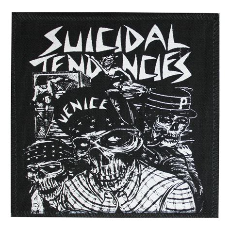 Suicidal Tendencies Venice Cloth Patch Red Zone