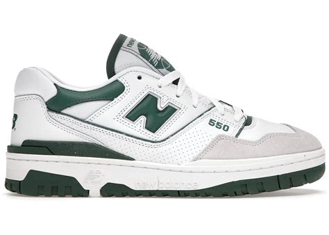 New Balance 550 En Blanco Y Verde Hombre Bb550wt1 Mx