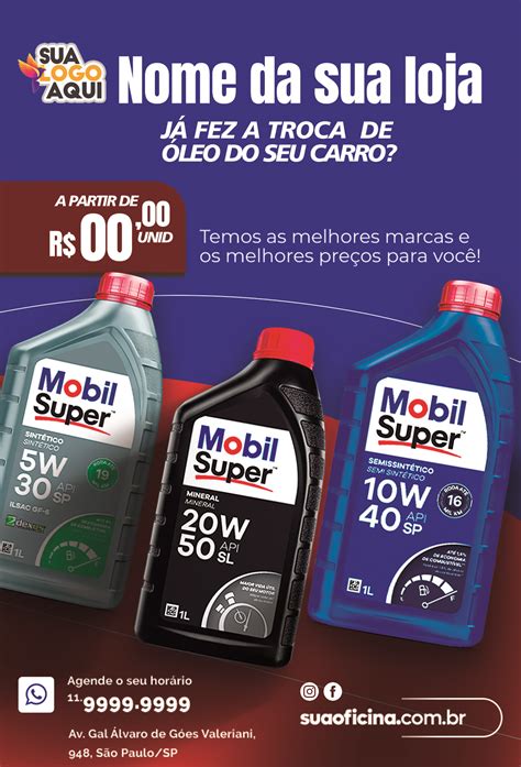 flyer já fez a troca de óleo baixe agora