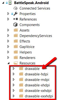Xamarin Forms Do We Still Need Drawable Folder In Android Resources If Already Have Drawable
