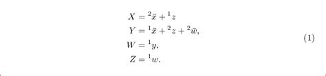 math mode aligning a set of equations with one equation number tex