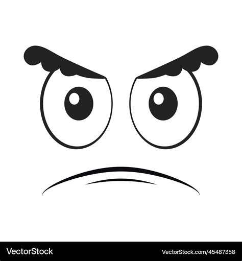 Angry Face Cartoon