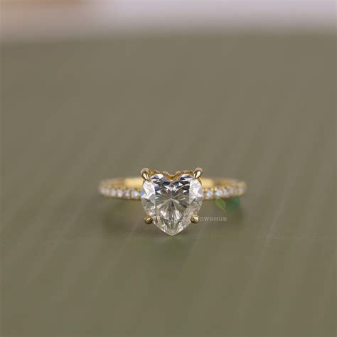 Igi Certified 170 Carat Heart Cut Lab Grown Diamond Engagement Ring
