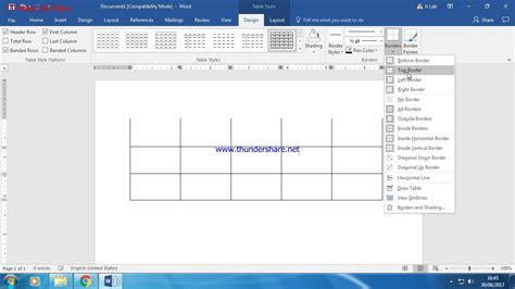 how to remove border from table youtube