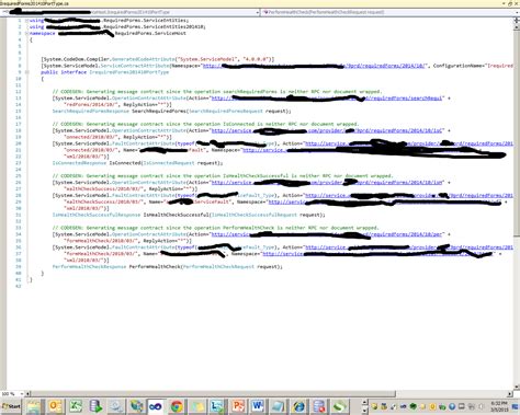 Wsdl Wcf Not Getting Operationsmethods Present On Service At