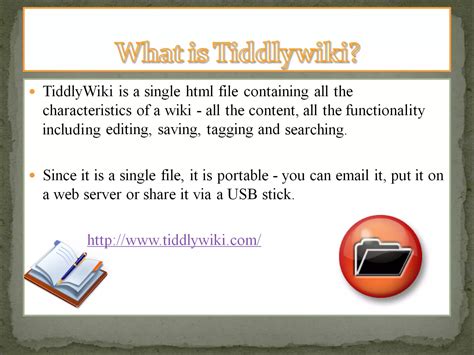 Tiddlywiki Ppt