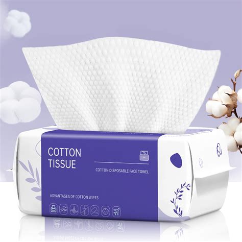 Disposable Face Towel 100 Count Soft Cotton Clean Skin