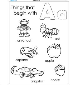 List Of Objects That Start With A