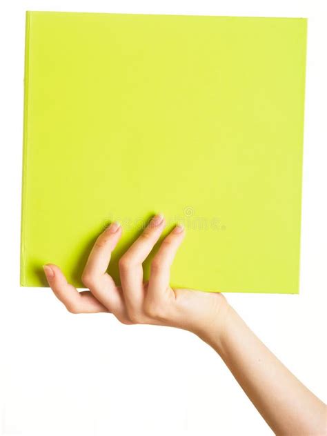 Green Folder Stock Image Image Of Person Girl Isolated 10468287