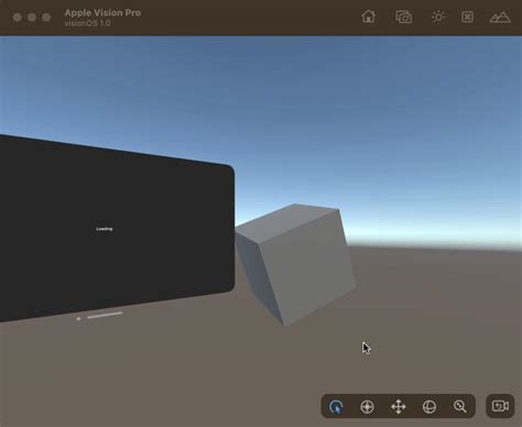 Fully Immersive App Camera Control In Simulator Not Working Unity