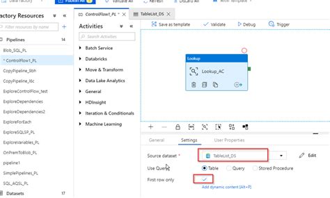 Azure Data Factory Lookup Activity Example