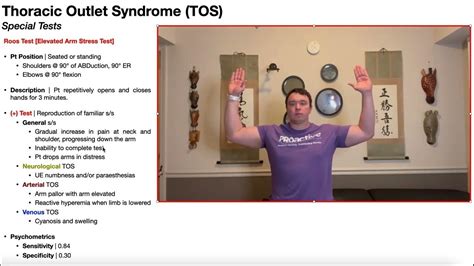 Roos Test Elevated Arm Stress Test Rationale And Interpretation Youtube