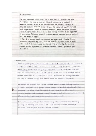 Lab Report Stoichiometry Limiting Reactant Pdf Pdf