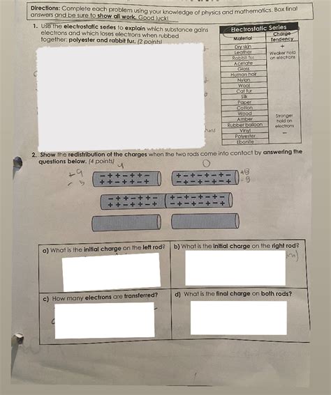 Solved Directions Complete Each Problem Using Your