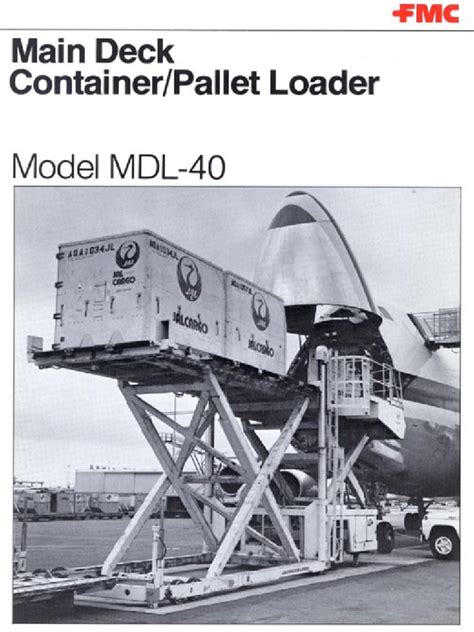 File 3000 Main Deck Loader Fmc Mdl 40pdf Aeroservicios Pdf
