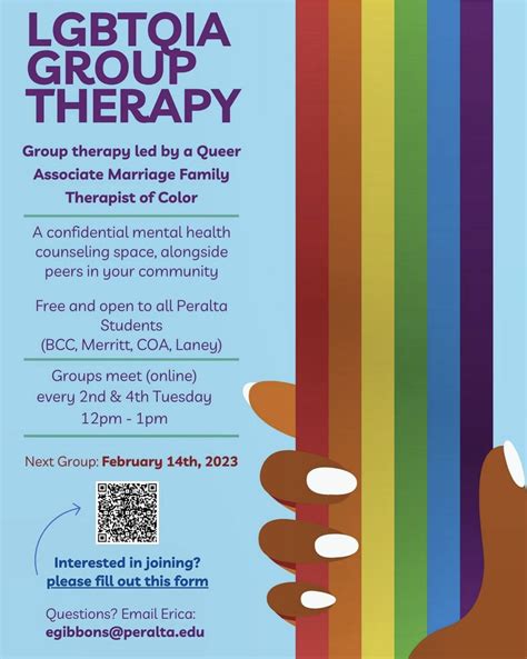Lgbtqia Free Group Therapy Online 2nd And 4th Tuesdays 12pm