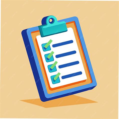 Assignment Target Icon Clipboard Checklist Symbol 3d Vector